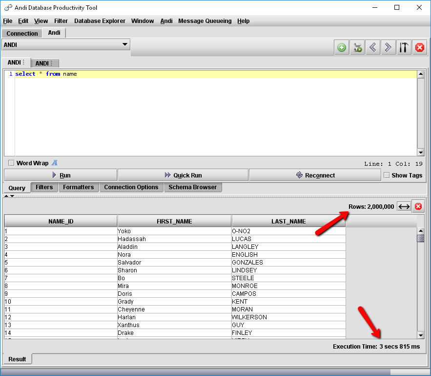 Andi is a User Friendly Data Access Tool for the Modern Organization.